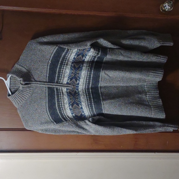 Izod | Sweaters | Izod Wool Blends Nordic Fair Isle Sweater Snowflake ...